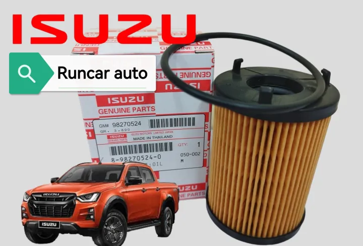 Isuzu d-max 1.9cc DDI 2019 oil filter (BLUE POWER ENGINE) 8-98270524-0 ...