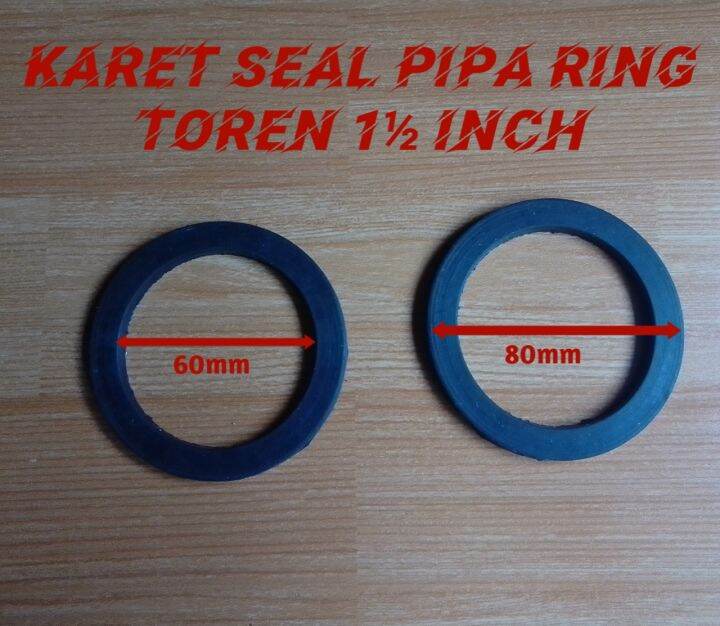 Karet Seal Pipa PVC 1 1/2 inch Ring Mur Toren Shock Drat Tandon ...