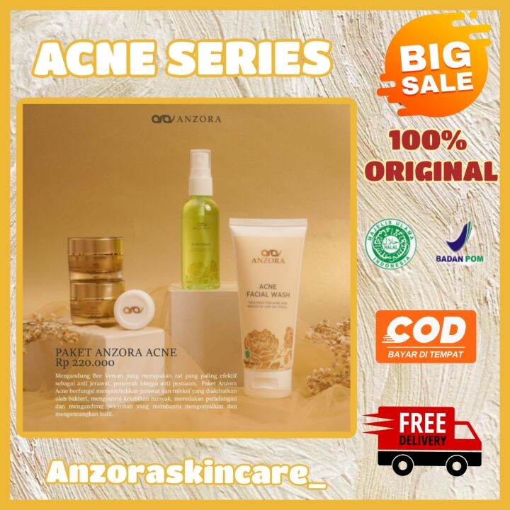 PAKET ANZORA ACNE SERIES 100% ORIGINAL | Lazada Indonesia