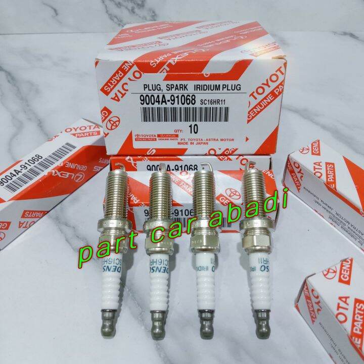 Busi Iridium /Spark Plug Asli Toyota 1Set 4Pc Terios All New Yaris Vios ...
