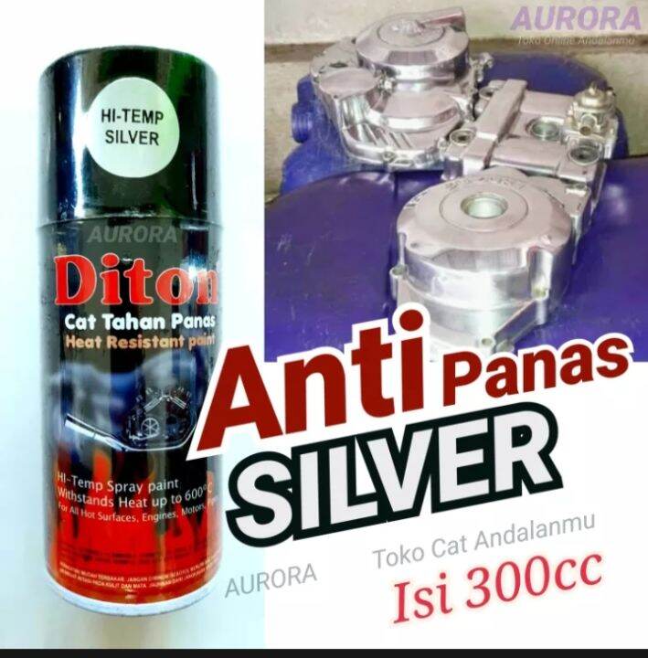 CAT PILOK ANTI PANAS SILVER DITON PREMIUM 300 CC | Lazada Indonesia