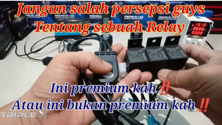 relay set lampu LED tambahan tembak Mini projie 2 mode 3 mode untuk pesanan khusus custom wiring ...