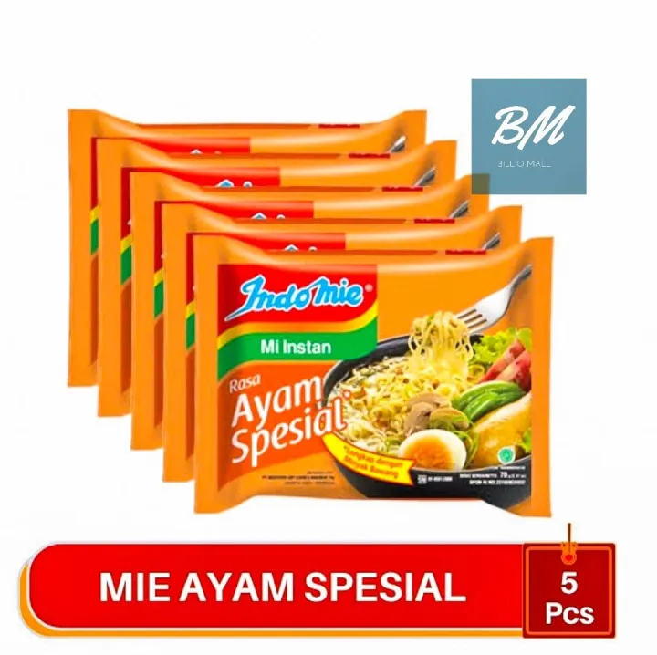 Indomie Ayam Spesial 5 Pcs / Mie Indomie Kuah Rasa Ayam Spesial 5 ...