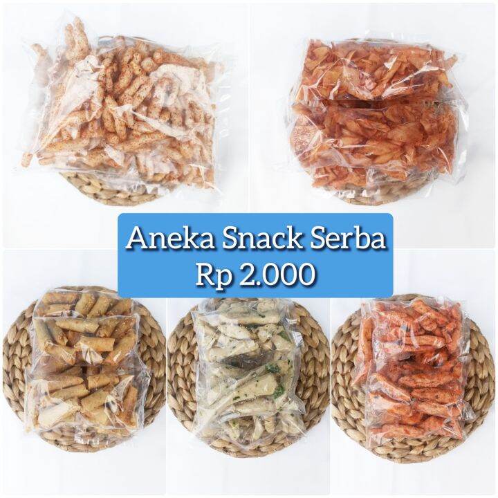 ANEKA SNACK SERBA 2000 Makanan Ringan Jajanan Cemilan Camilan | Lazada ...