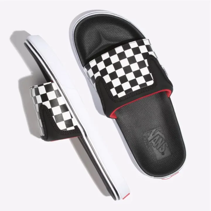 vAnss Checkerboard UltraCush Slides For Women 35-40 | Lazada PH