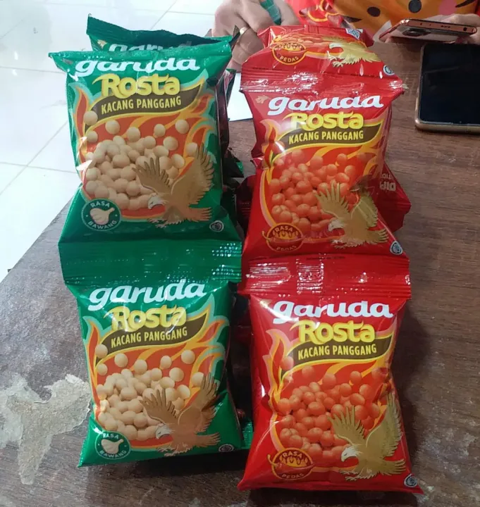 Garuda Rosta Kacang Panggang (1 Renceng isi 10 pcs x 12gr) | Lazada ...