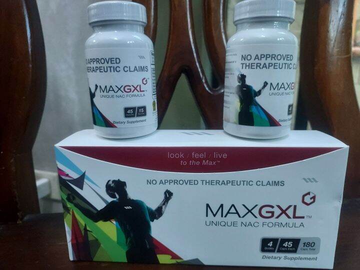 Max GXL Dietary Supplement With Unique NAC formula Single Bottle ...