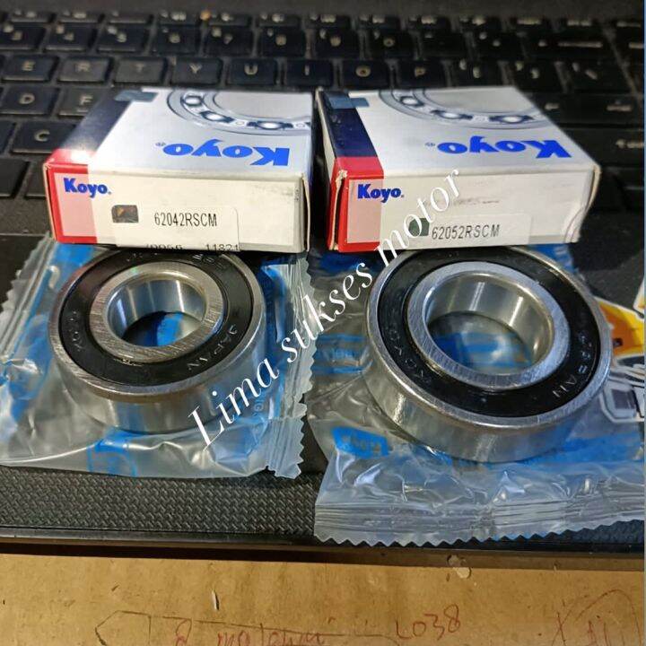 BEARING LAHER RODA DEPAN SET KOYO CARRY EXTRA 1.0 ST100 2PC 6204 6205 ...