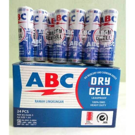 BATU BATERAI ABC ISI 4 | Lazada Indonesia