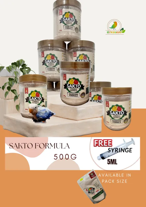 SAKTO HANDFEED Formula in Canister | Lazada PH