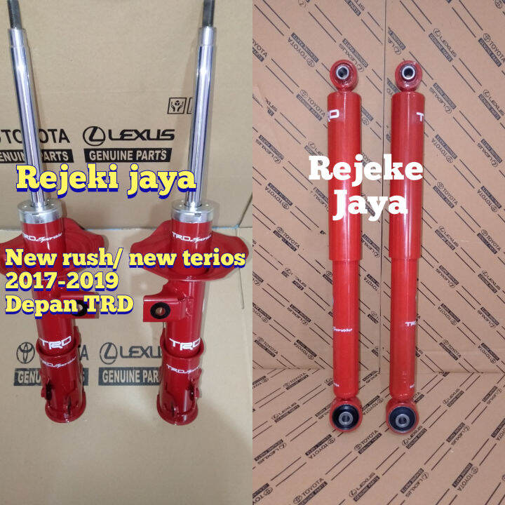 shockbreaker all new rush terios TRD depan belakang original | Lazada ...