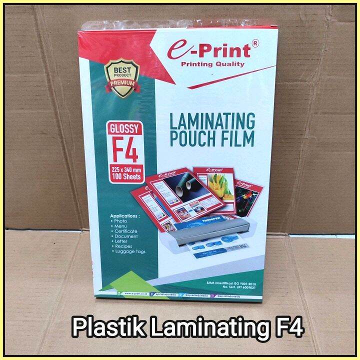 Plastik Laminating F4 / Folio ( Harga 10, 20, 30 50 Pcs ) | Lazada ...