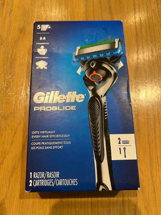 Gillette Proglide Razor with 2 Gillette Proglide Razor Blade Cartridges ...