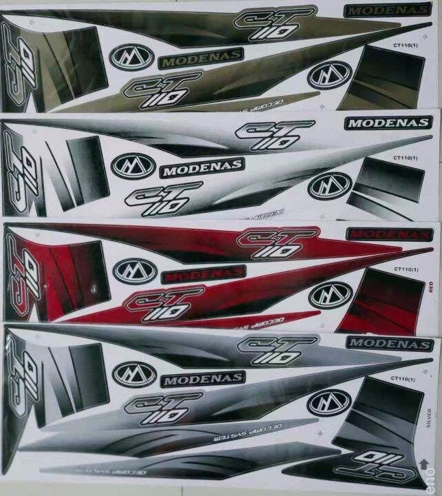 Modenas Ct110 (1) BODY Sticker | Lazada