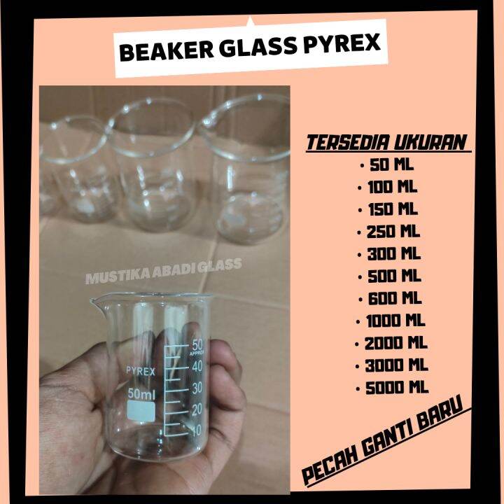 Beaker Glass - Gelas Kimia 100ml - 100 Ml Pyrex | Lazada Indonesia