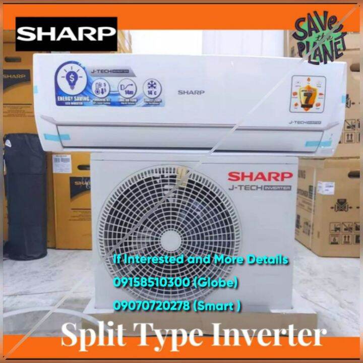 Sharp 1.0hp J Technology Inverter Split Type Airconditioner | Lazada PH