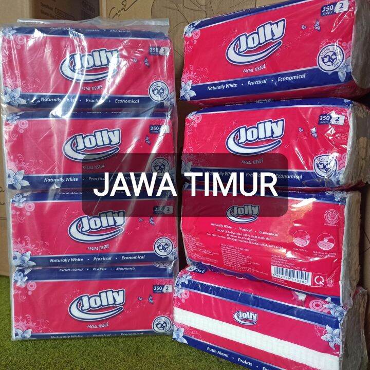 Jolly Tisu 250 Sheets 2 Ply Fasial Tissue | Lazada Indonesia
