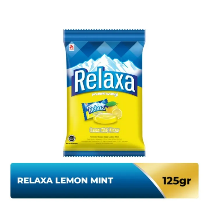 PERMEN RELAXA LEMON MINT BAG ISI 50 | Lazada Indonesia