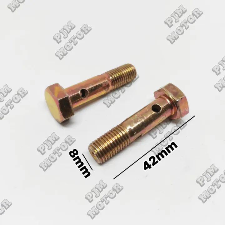 8mm Panjang Baut Banjo Baut Minyak Join Solar Oli Mesin Diesel 8 mm ...