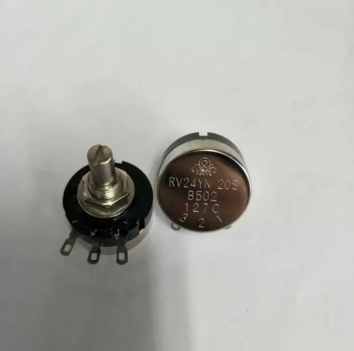 RV24YN20S B502=5K ตัวต้านทานปรับค่าได้แบบไววาวส์ วอลลุ่มปรับค่าตัวล่ะ ...