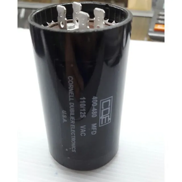 CDE MOTOR STARTING CAPACITOR 400-480 MFD 110-125 VOLTS AC | Lazada PH