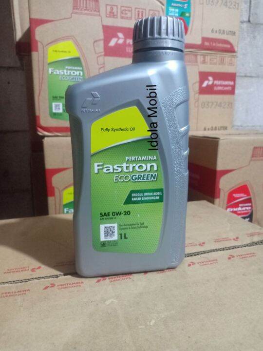 Oli Pertamina Fastron Eco Green 0w 20 1liter Original Oli Mobil LCGC ...