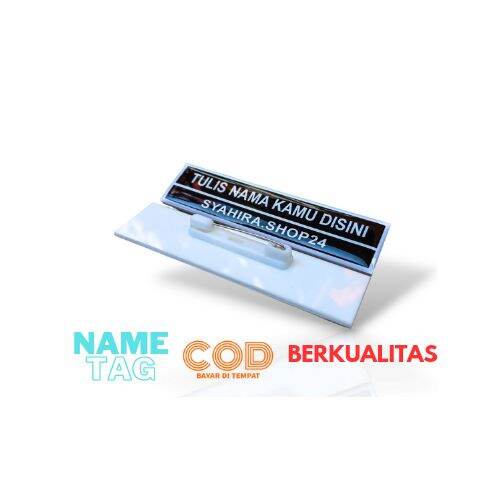 Papan Nama Akrilik Custom/Papan Dada Resin/Papan Nama Penitik | Lazada ...