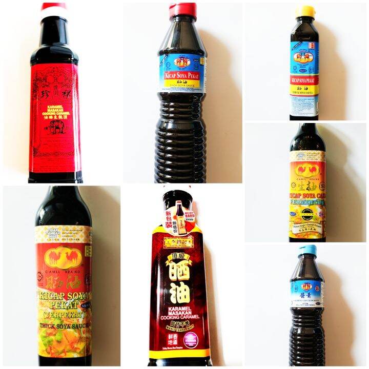 Double Camel Brand Cheong Chan Lee Kum Kee Cap Unta Soya Sauce Premium Oyster Sauce Thick Soy ...
