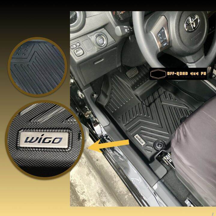TOYOTA WIGO 2017-2023 VERSION 3 DEEP DISH MATTING GEN2/GEN3 | Lazada PH