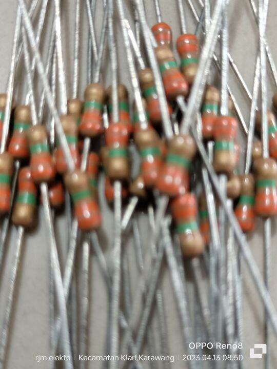 10pcs resistor ukuran 3M3 ohm 1/4 watt | Lazada Indonesia