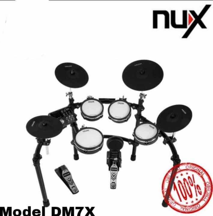 NUX DM7X / DM 7X / DM-7X Drum Set Electric Electric ORIGINAL | Lazada ...