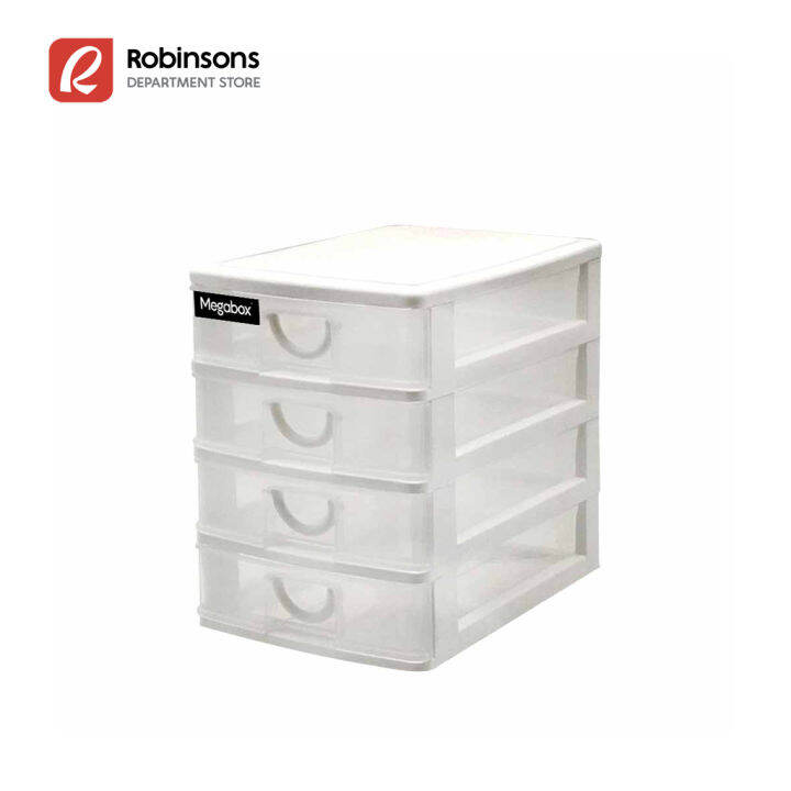 Megabox 4-Layer Drawer (White) | Lazada PH