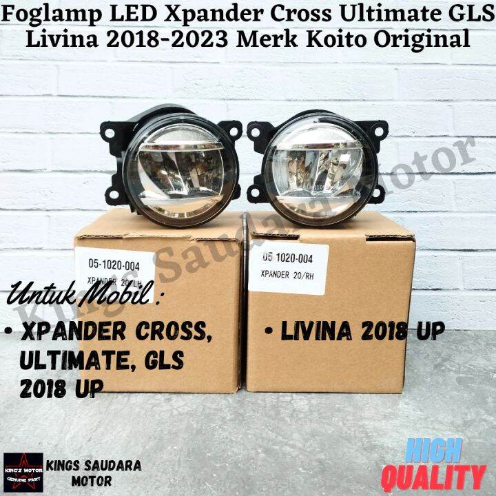 Foglamp LED Xpander Cross Ultimate GLS Livina 2018-2023 Merk Koito ...
