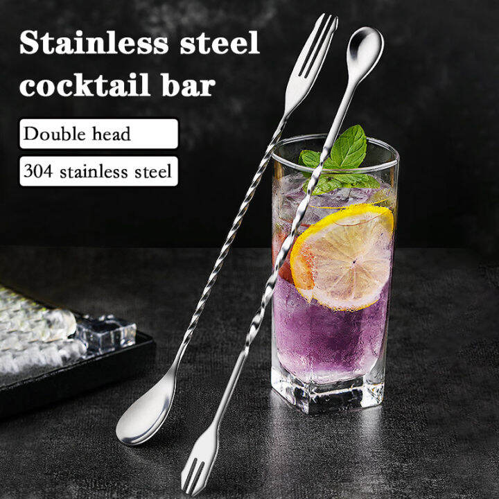 Swizzle Sticks Bar Cocktail Stirrer Stirring Spoon Milk Tea Stirrer ...