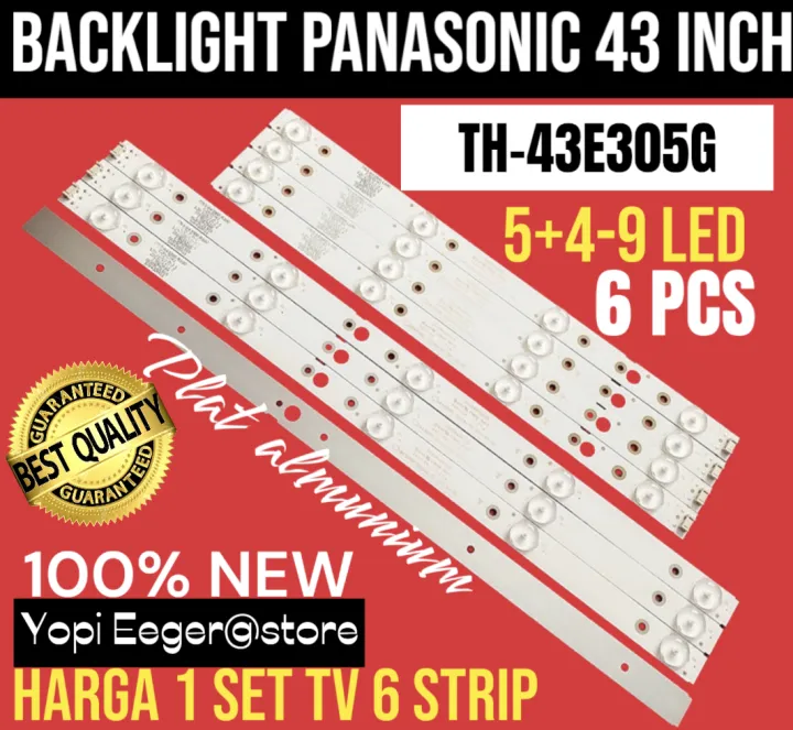 BACKLIGHT TV LCD LED PANASONIC 43 INCH TH 43E305G BACKLIGHT TV 43 INCH ...