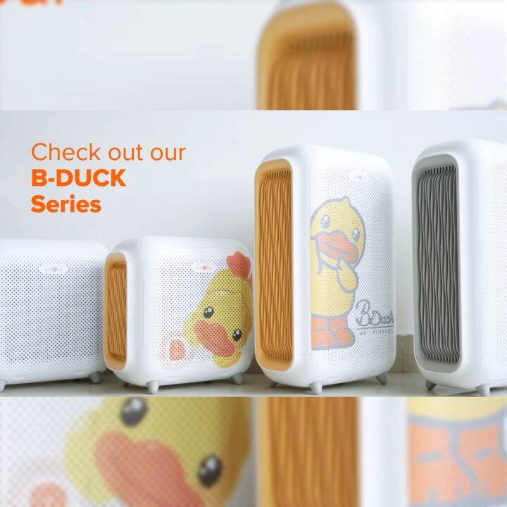 b-MOLA BM50-BD B-DUCK Medical Grade HEPA Filter Air Purifier for Home Room Toilet Bathroom ...