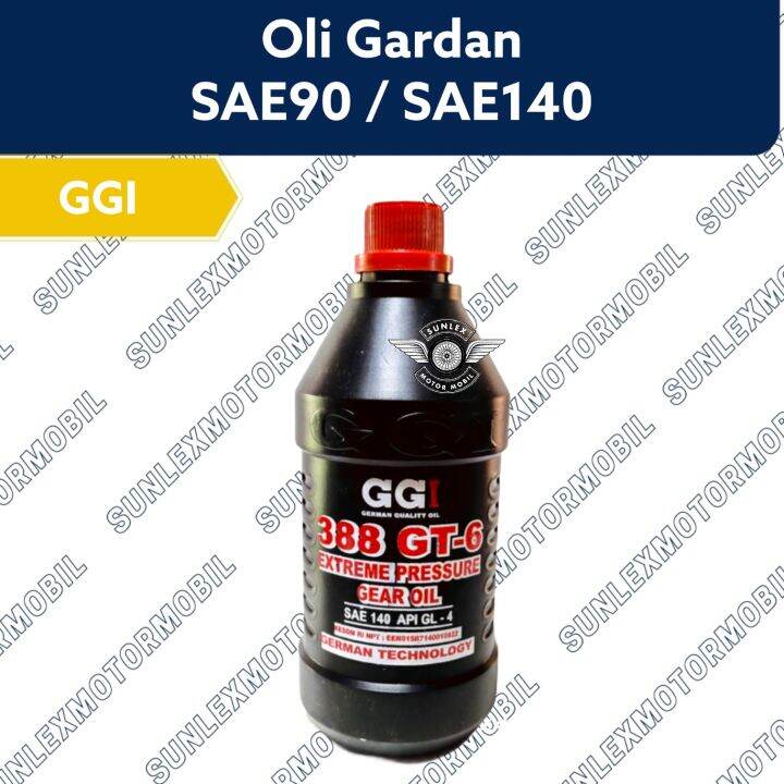 OLI GARDAN GEAR MOBIL GGI SAE 90 SAE 140 API GL-4 1L 1LITER ASLI ORIGINAL | Lazada Indonesia
