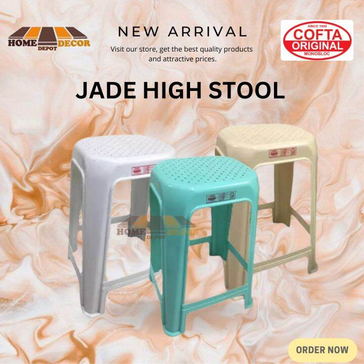 Cofta Jade Hi Monobloc High Stool Chair | Lazada PH