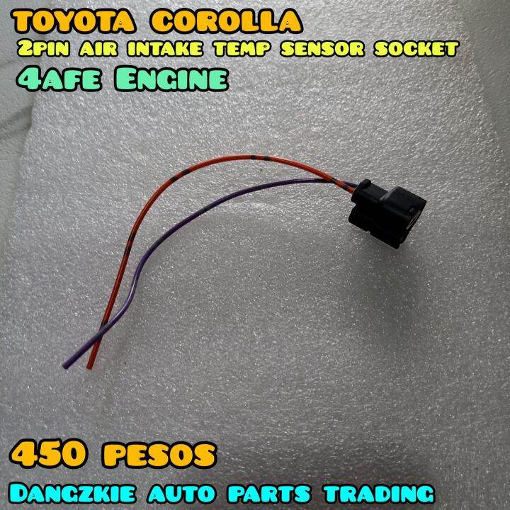 TOYOTA COROLLA AIR INTAKE TEMP SENSOR 2PIN SOCKET FOR 4AFE ENGINE ...