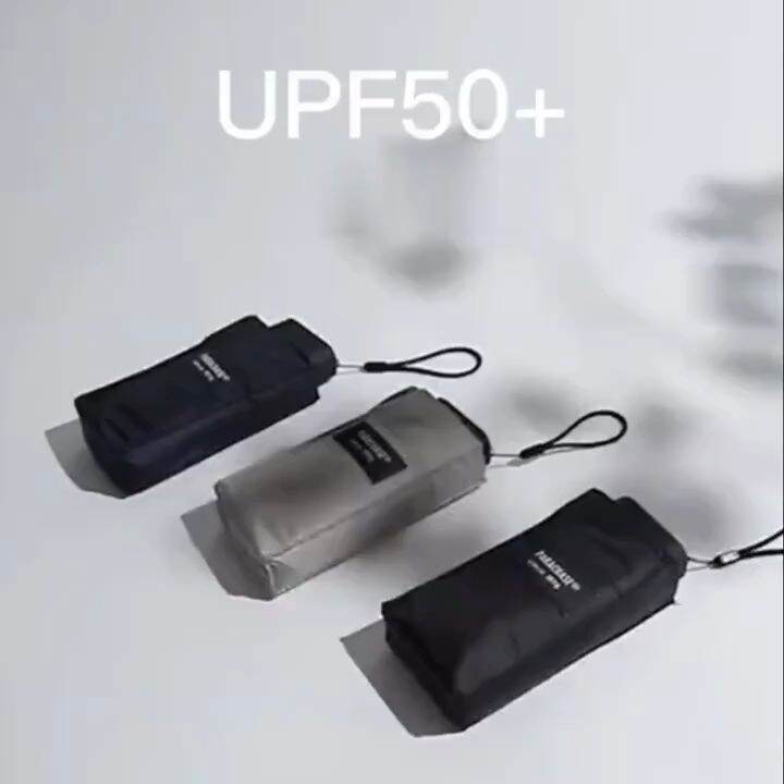 Sun Flat Miniร่มป้องกันUV 210G Ultralightพับร่มฝนผู้หญิงWindproof 6 ซี่โครงร่มสาวครีมกันแดดร่ม ...