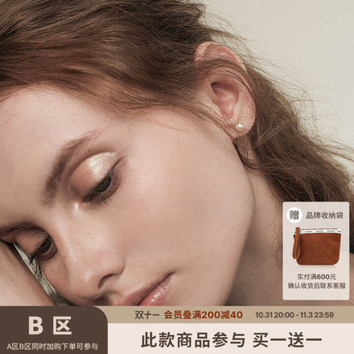 Sanswood ต่างหูหมั่นโถวไข่มุกธรรมชาติแบบออริจินอลเงินแท้ S925สำหรับผู้หญิงใส่นอนอาบน้ำไม่ต้องถอด ...