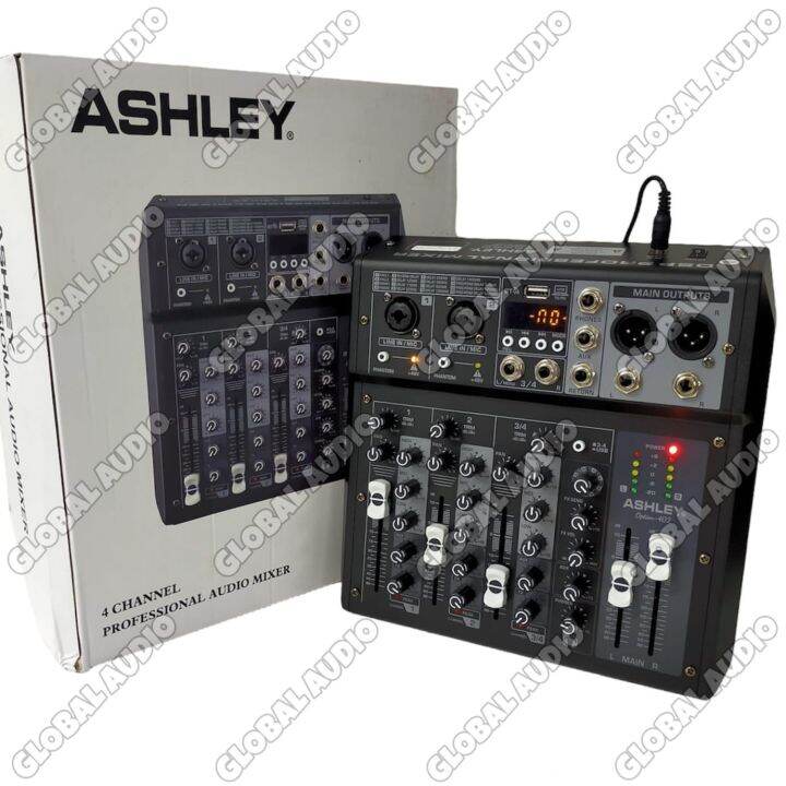 Mixer Ashley Option 402 Original 4 Channel PC Soundcard Option402 Mixing 4 Bagus ( Bisa COD ...