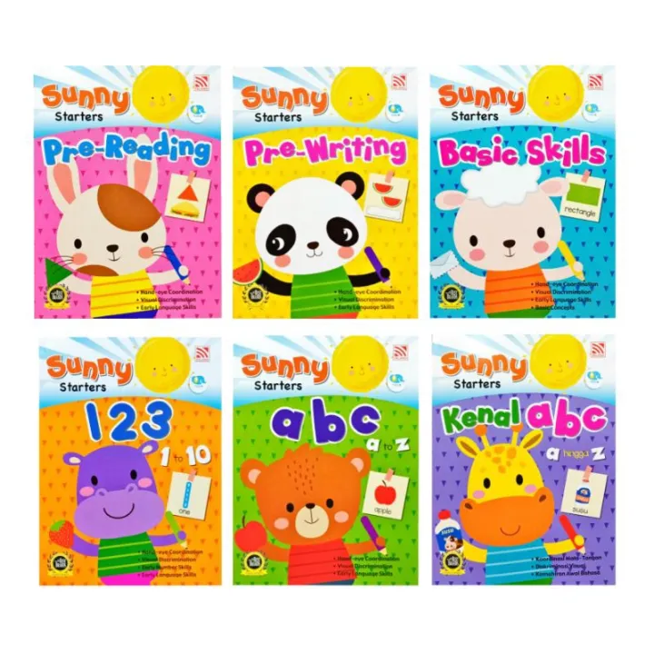 [PELANGI] Sunny Starters Pre-Reading,Pre-Writing,Basic skills,123 1 to ...
