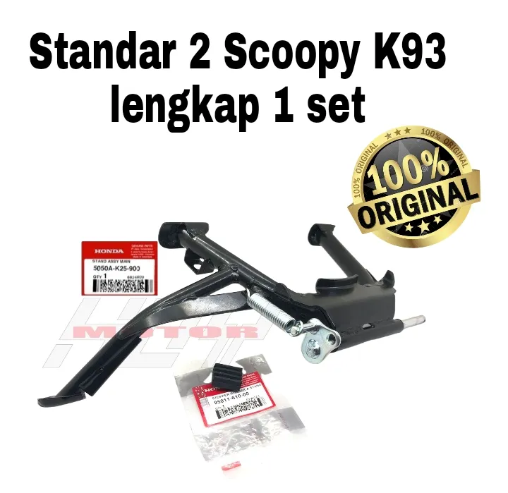 Standar 2 setandar injeksi tengah racing set Honda Scoopy K93 Original ...