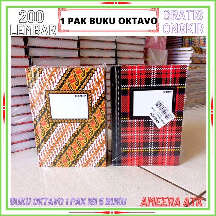 1 Pak Buku Oktavo Kecil OKEY 200 Lembar | Lazada Indonesia