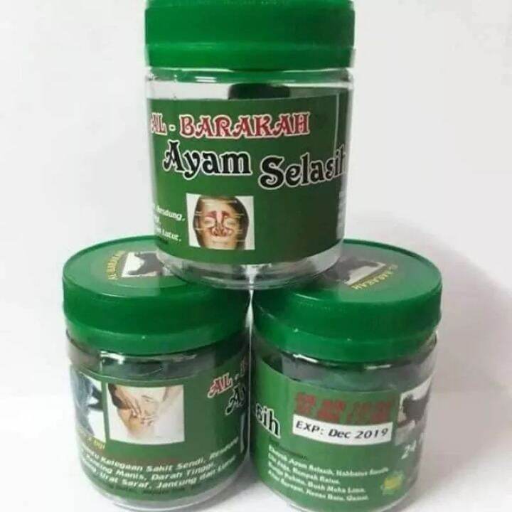 BEKAS BULAT HIJAU AYAM SELASIH | Lazada