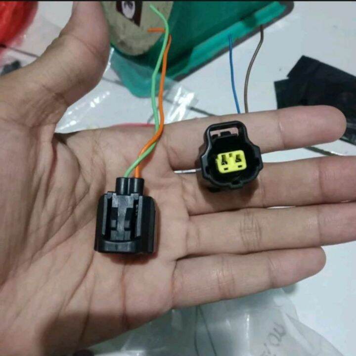 KABEL SOCKET SOKET PIN 2 SENSOR TERMO ECT SUHU KIPAS RADIATOR ORIGINAL ...