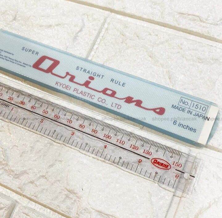 Ruler Orion 12"&6" | Lazada PH