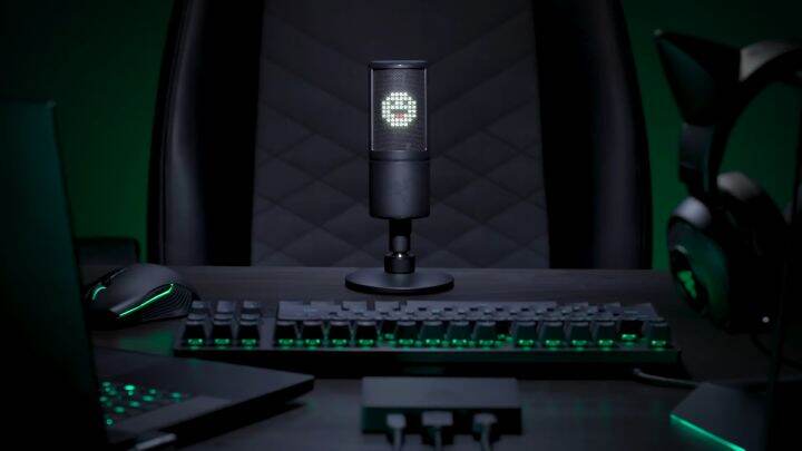 Razer Microphone Seiren Emote - Streaming Condenser Mic with Emoticon ...