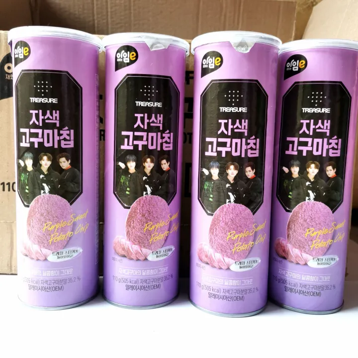[มีตำหนิ ฝากล่องบุบเล็กน้อย ] TREASURE - ขนมเกาหลี potato chip จาก ...